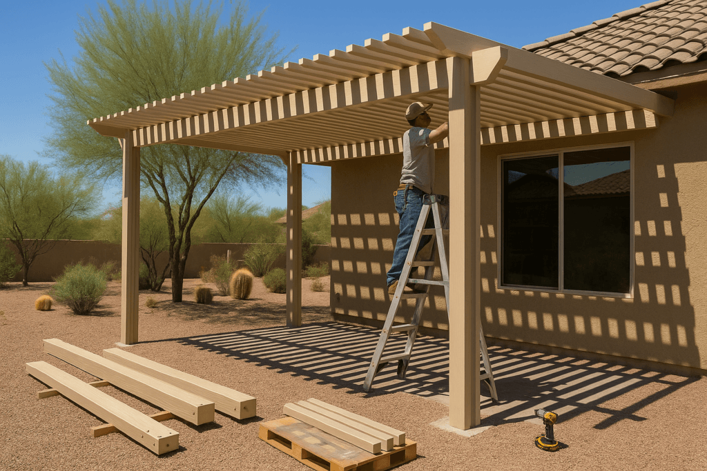 DIY Installation Tips for Alumawood Pergola Kits - Arizona Pergola Company