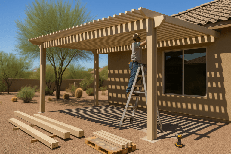 DIY Installation Tips for Alumawood Pergola Kits - Arizona Pergola Company
